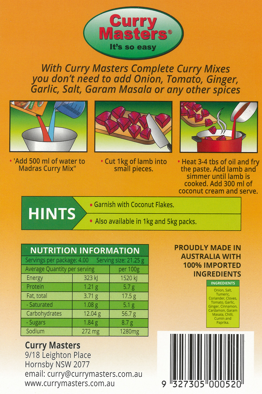 Madras Curry – Curry Masters