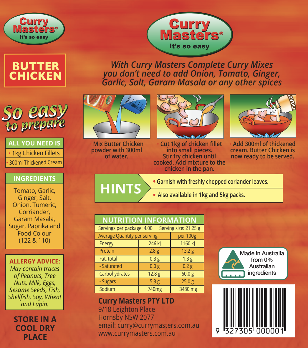 Butter Chicken – Curry Masters