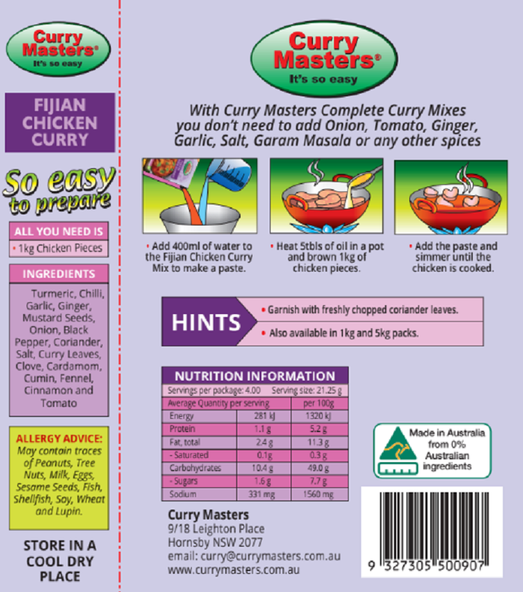 Fijian Chicken Curry – Curry Masters